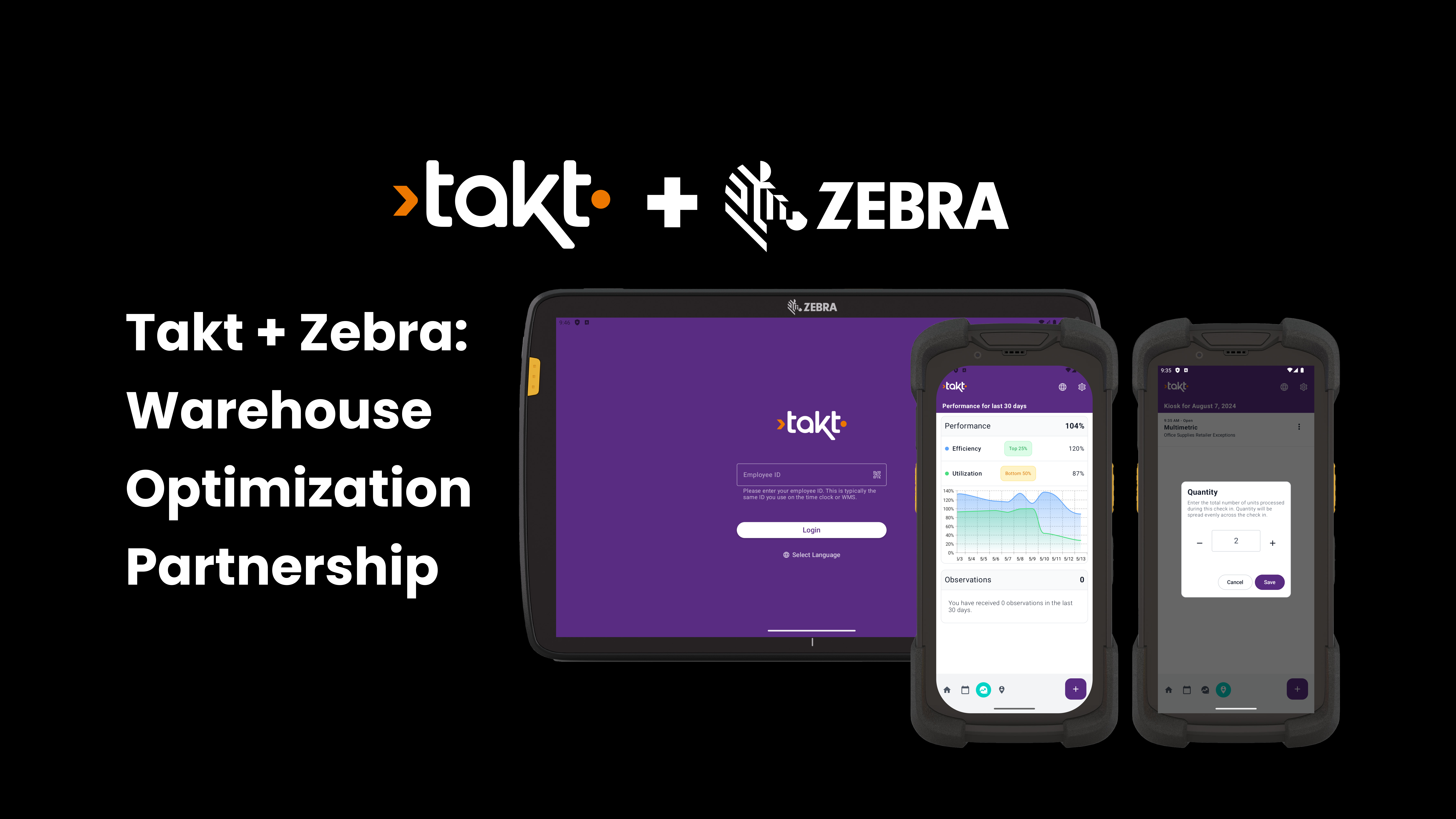 Takt + Zebra: Warehouse Optimization Partnership